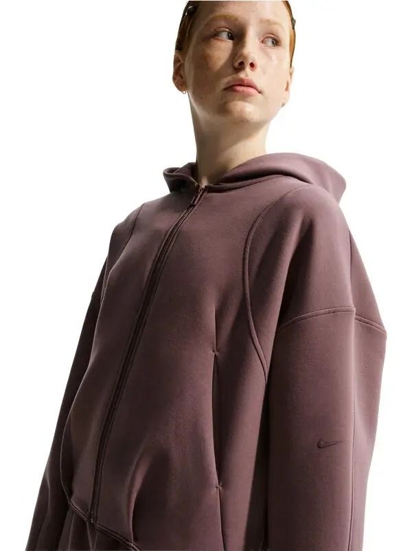Nike Therma-fit Knit Full-zip Hoodie - Tattoo/black