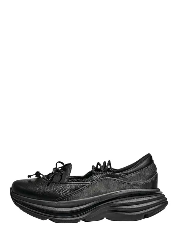 Hoka One One Bondi Mary Jane Sneakers - Black