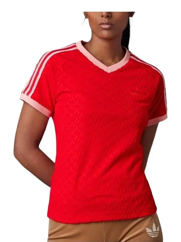 Adidas Adicolor 70s Monogram Tee - Scarlet