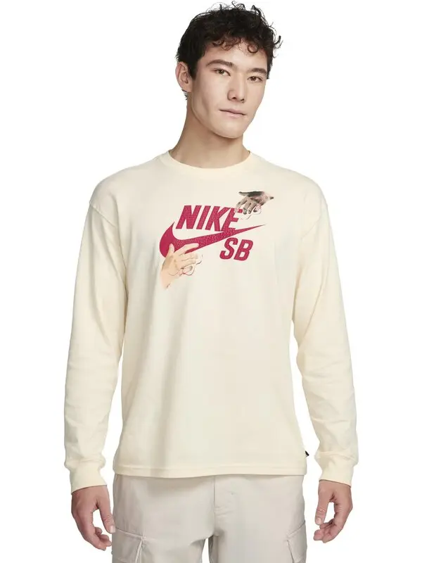 Nike City Of Love Long Sleeve T-shirt - Beige