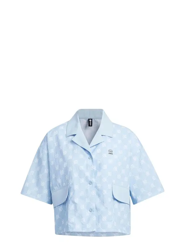 Adidas Neo Lapel Loose Breathable Sports Casual Polo Shirt - Blue