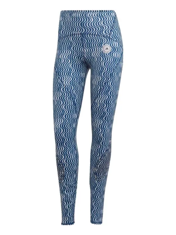 Adidas Stella Mccartney Truepace Running Cold.rdy Leggings - Teal