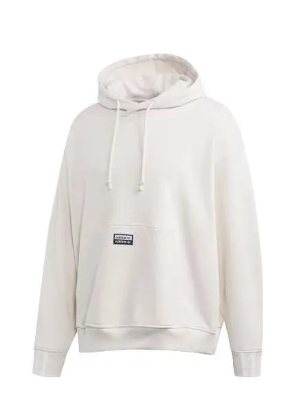 Adidas Originals R.y.v. Double Layer Logo Hoodie - White