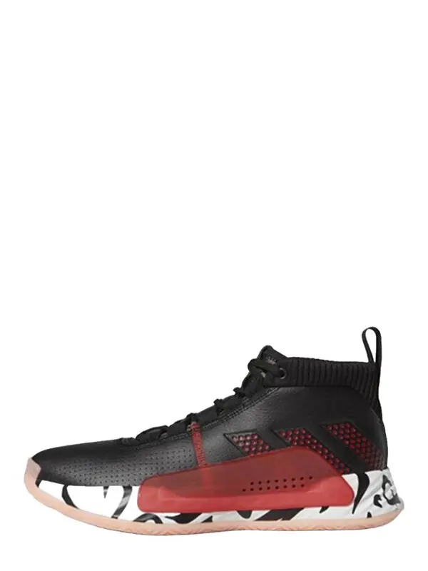 Adidas Dame 5 "chinese New Year" High Top Sneakers - Black/red