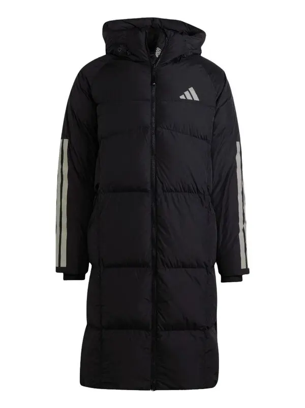 Adidas Long Down Jacket - Black