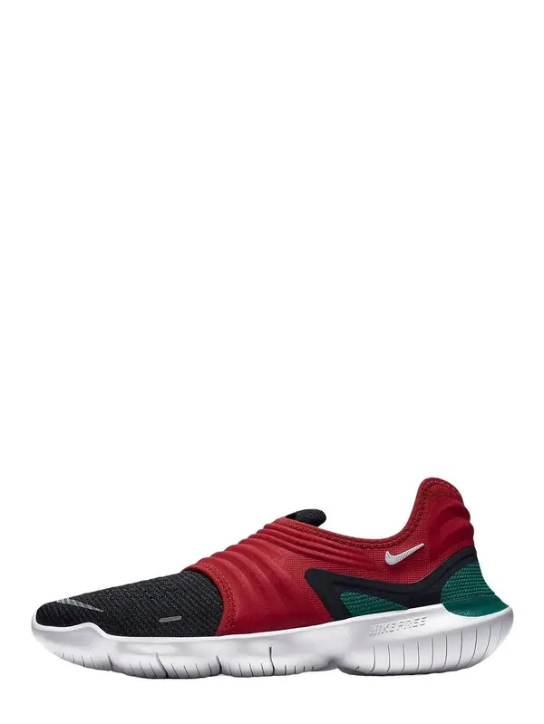 Nike Free Rn Flyknit 3.0 'gym Red Black - Black/red