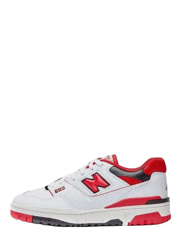 NEW BALANCE 550 Low Top Sneakers - White/red