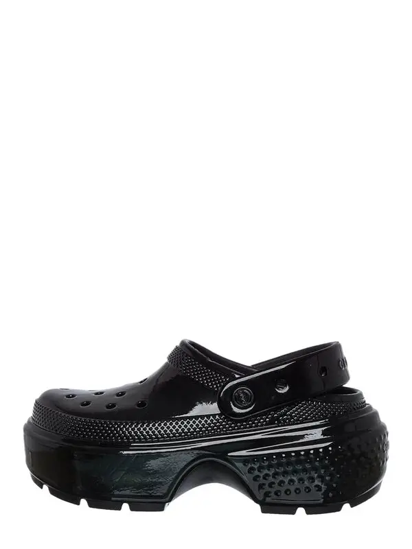 CROCS Stomp High Shine Clog - Black