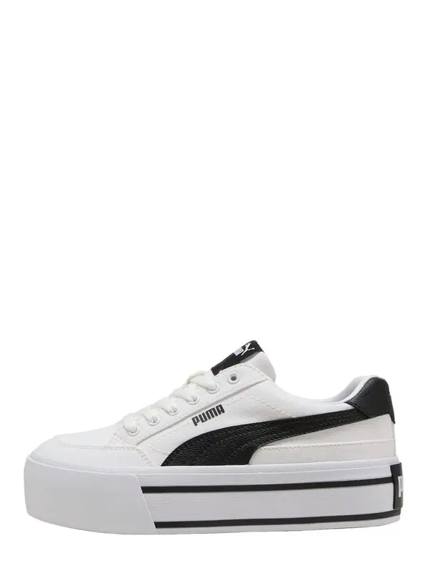 PUMA Court Classic Vulc Fs Platform Sneakers - White/black