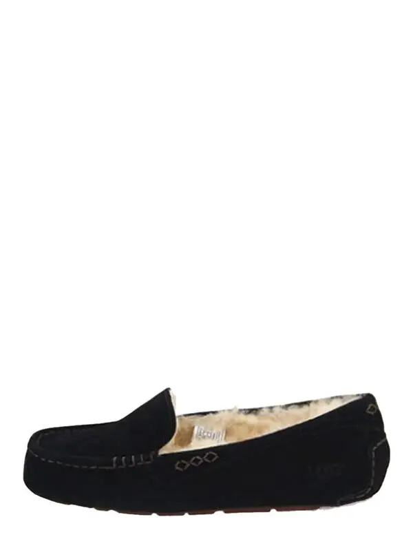 UGG Ansley Suede Slippers - Black