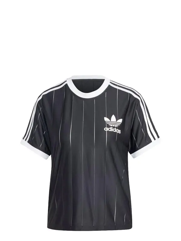 Adidas Adicolor 3-stripes Pinstripe T-shirt - Black
