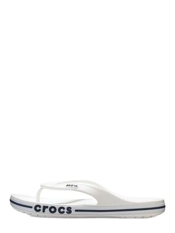 CROCS Bayaband Flip Flops - White/blue