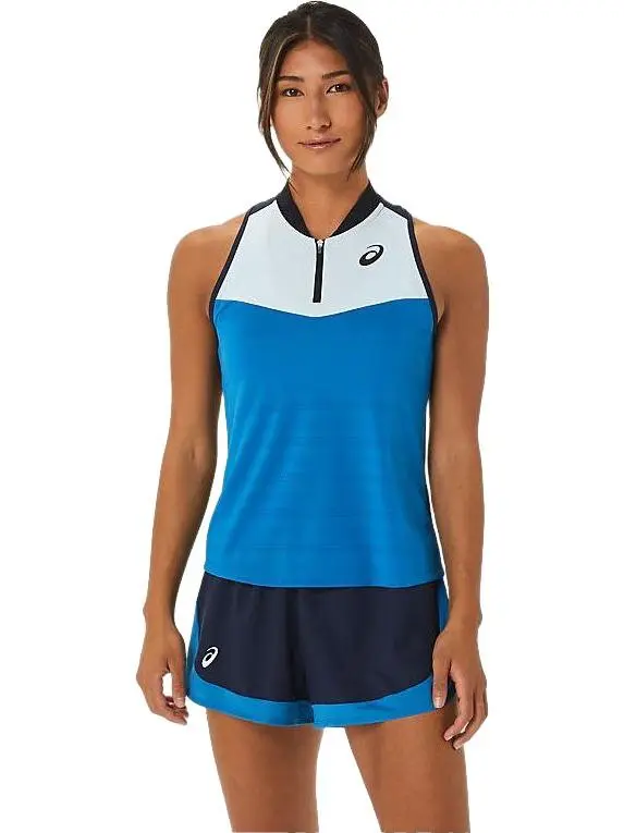Asics Match Tank - Blue/black