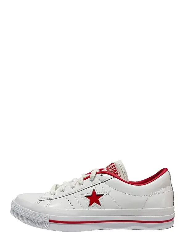 CONVERSE One Star Ox Sneakers - White/red