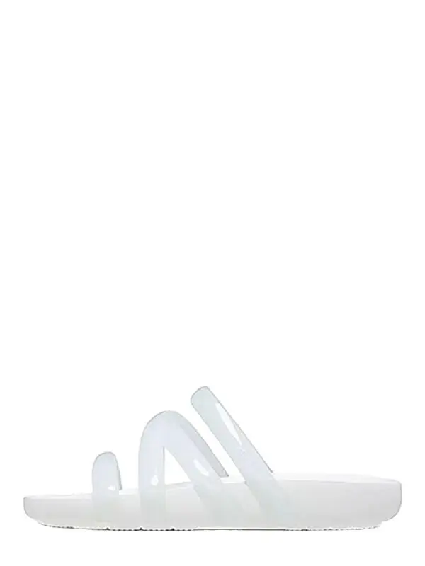 CROCS Splash Glossy Strappy Sandal - White