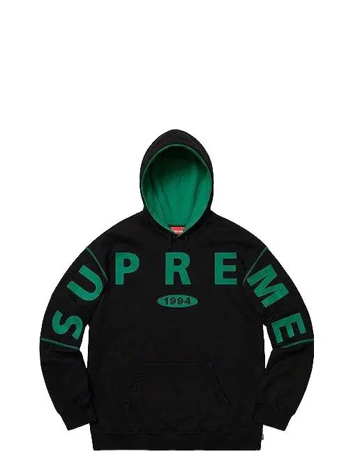 Supreme Spread Hooded Sweatshirt - Black