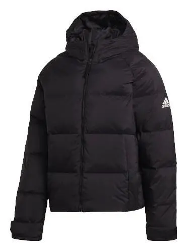Adidas Hooded Down Puffer Jacket - Black