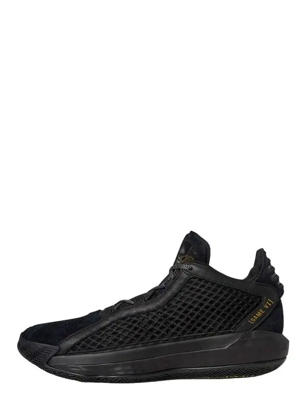 Adidas Dame 6 Leather Athletic Sneakers - Black