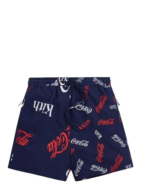 Kith X Coca-cola Printed Short - Navy