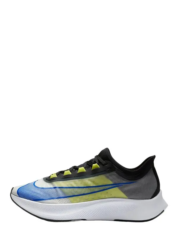 Nike Zoom Fly 3 Athletic Sneakers - Black/blue/yellow