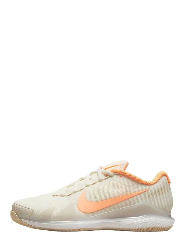Nike Vapor X Air Zoom Hc Tennis Shoes - Cream/orange