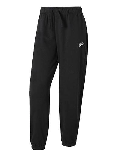 Nike Club Fleece Mid-rise Oversized Sweatpants - Black