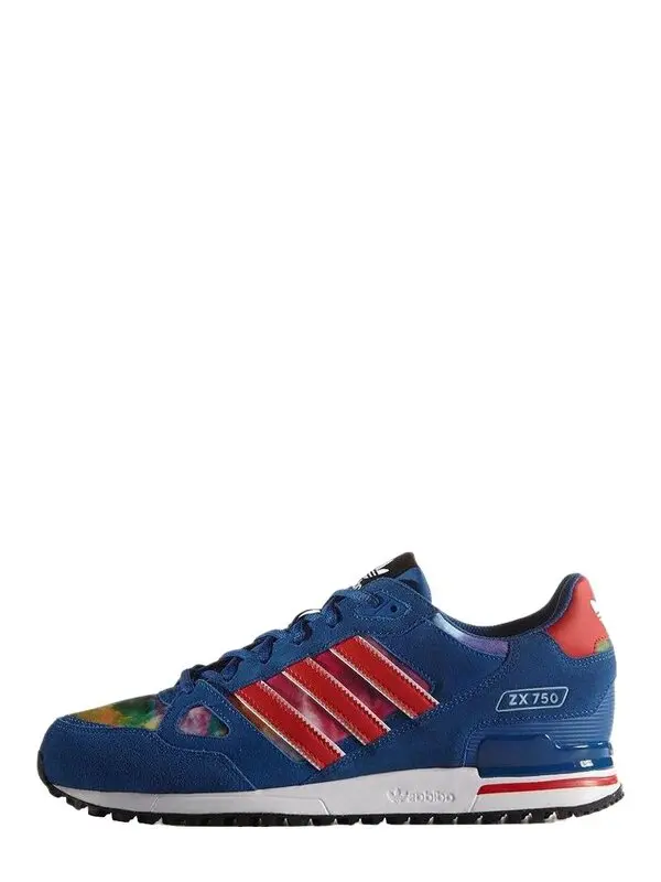 Adidas Originals Zx 750 Athletic Sneakers - Blue/red