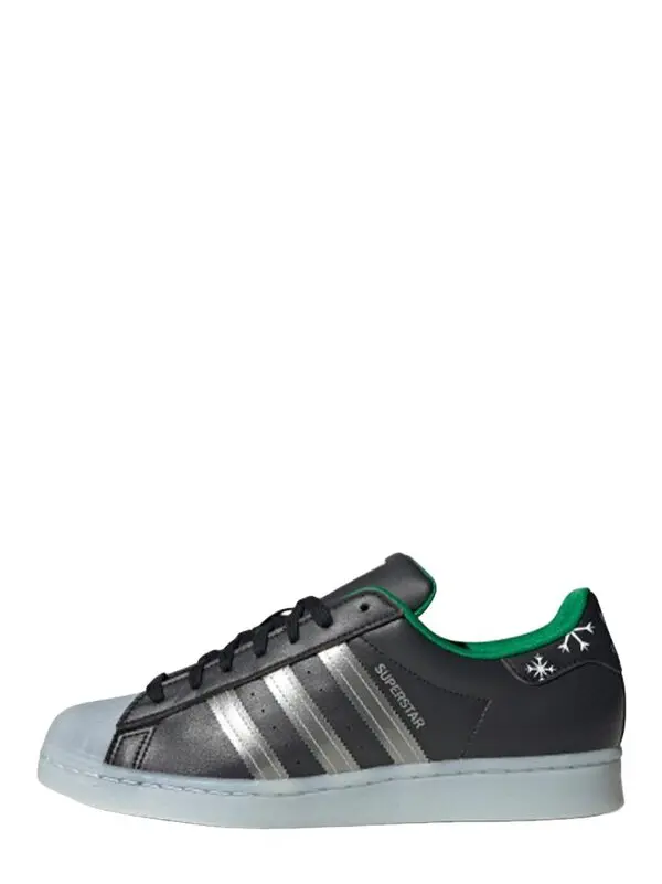 Adidas Superstar "christmas - Black/silver/green