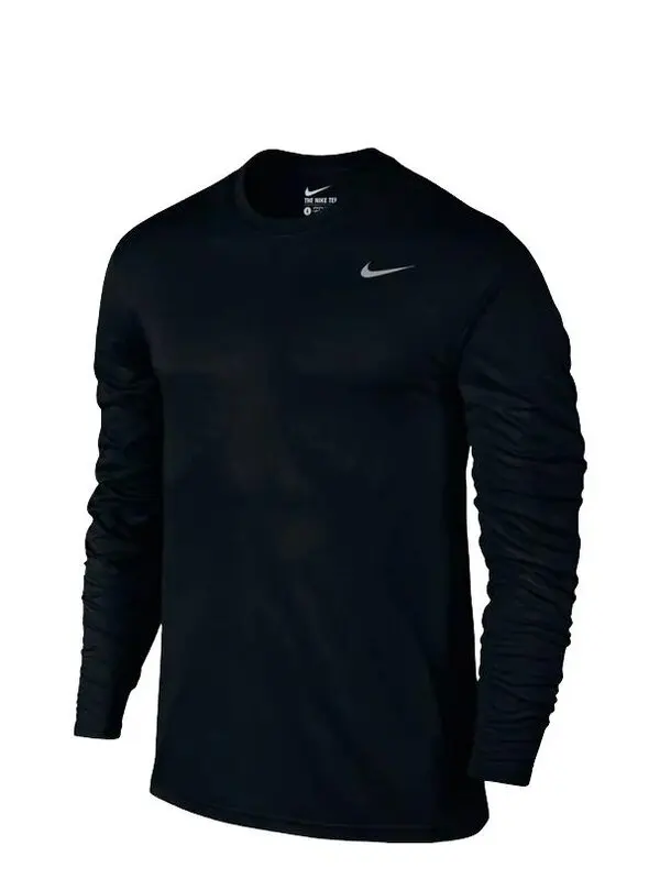 Nike Dri-fit Legend Long-sleeve Fitness Top - Black