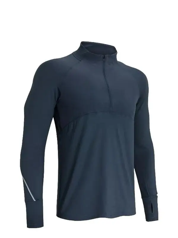 Under Armour Qualifier Run 2.0 1/2 Zip Top - Blue/grey