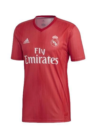 Adidas Real Madrid 1819 Season Away Ocean Jersey - Red