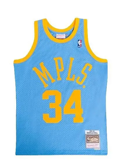 Mitchell & Ness Nba La Lakers 2001-2002 Shaquille O'neal #34 Replica Swingman Jersey - None