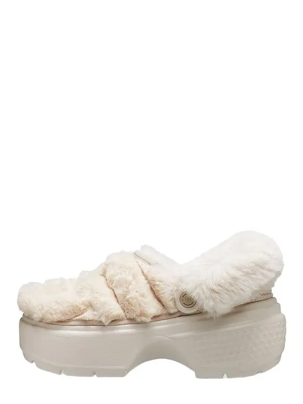 CROCS Stomp Quilted Clogs - Stucco