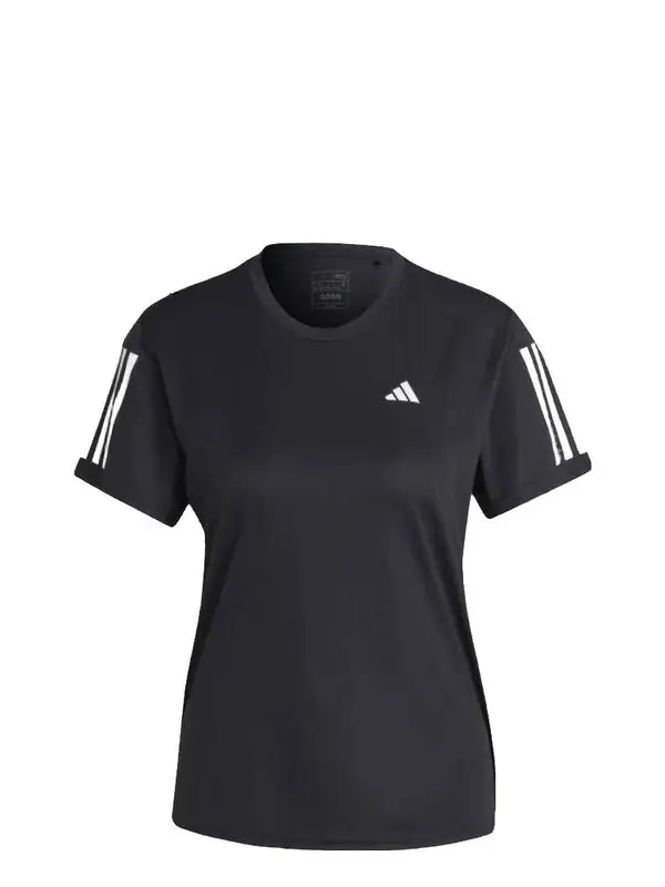 Adidas Own The Run Short Sleeve T-shirt - Black