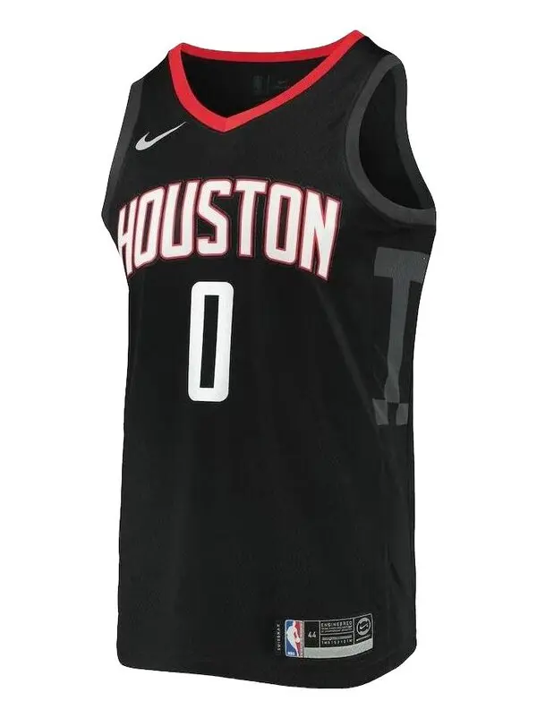 Nike X Nba Houston Rockets Fast Break Replica Jersey - Black