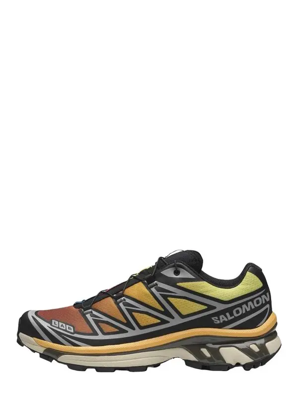 SALOMON Xt-6 "black Grape Leaf" Lace-up Sneakers - Black/grape Leaf