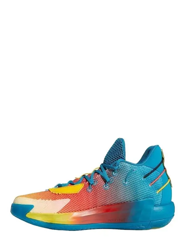 Adidas Dame Gca 'avatar' Athletic Sneakers - Blue/orange