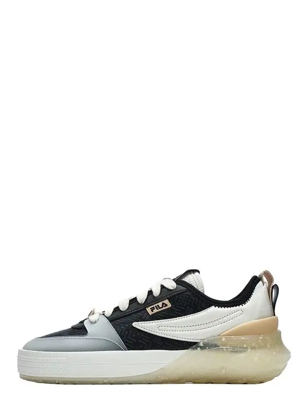 FILA Low Top Lace-up Sneakers - Black