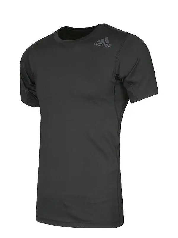 Adidas Short Sleeve Crewneck T-shirt With Printed Logo - Multi-color