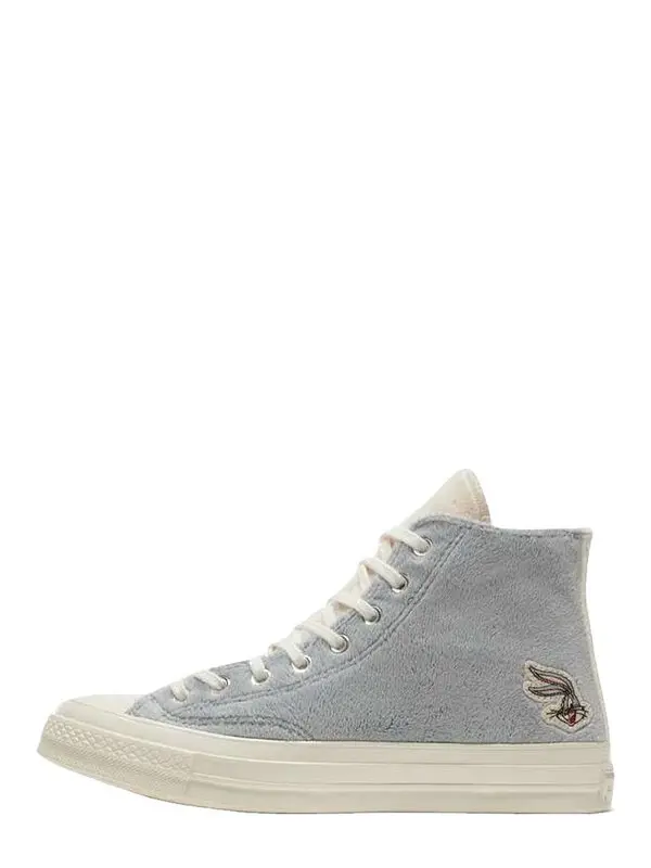 CONVERSE Chuck 70 High Top Faux Fur Sneakers - Grey