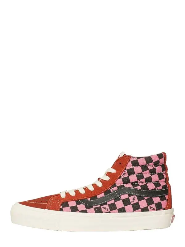 VANS Sk8-hi Lx 'bossa Nova' High Top Sneakers - Red