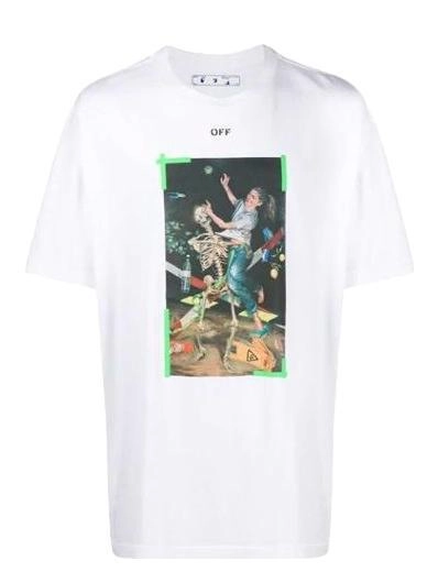 Off-White Pascal Painting Short Sleeve Oversize T-shirt - White