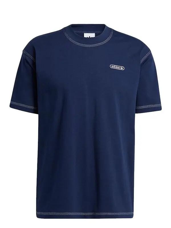 Adidas Originals Ww Ss Tee Logo Tee - Blue