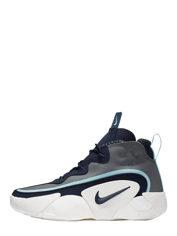 Nike React Frenzy The10th Mid Top Sneakers - Blue/grey