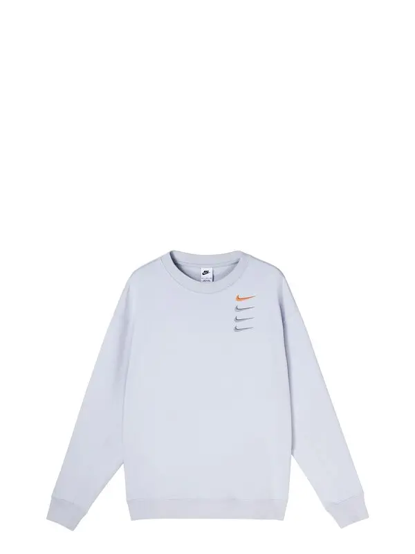 Nike French Terry Pullover With Embroidered Swooshes - Default Color