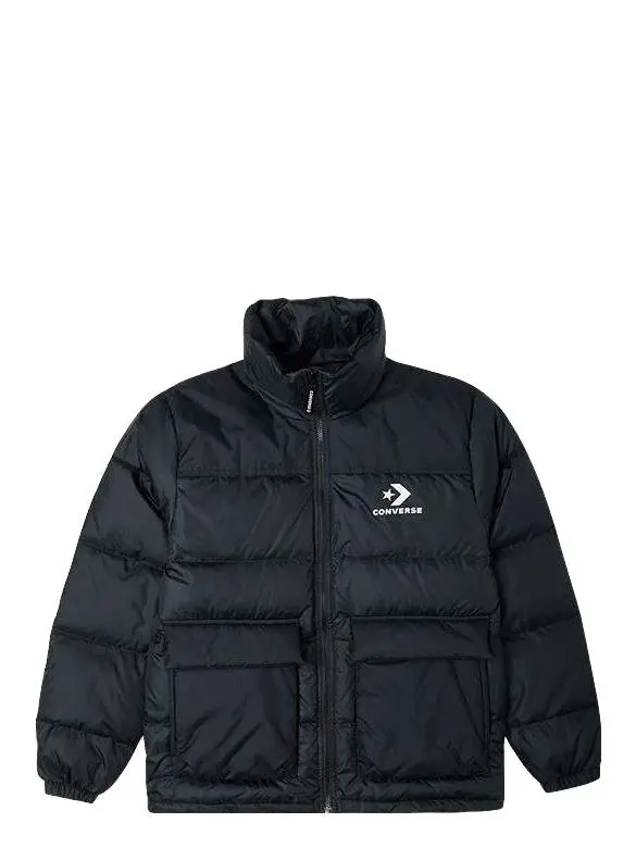 CONVERSE Star Chevron Puffer Jacket - Black