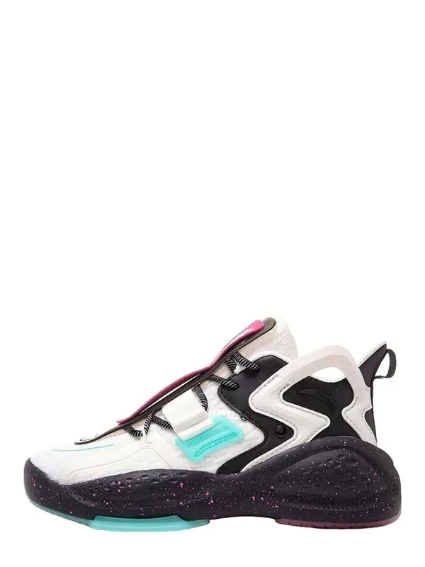 ANTA Life Series Sneakers - Black/white/green