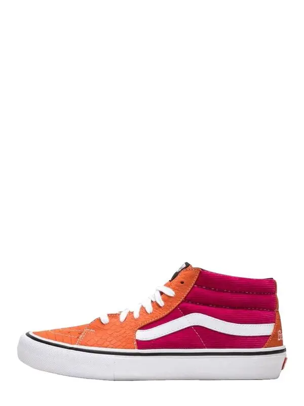 VANS Supreme X Sk8 Mid Pro 'corduroy Croc - Orange
