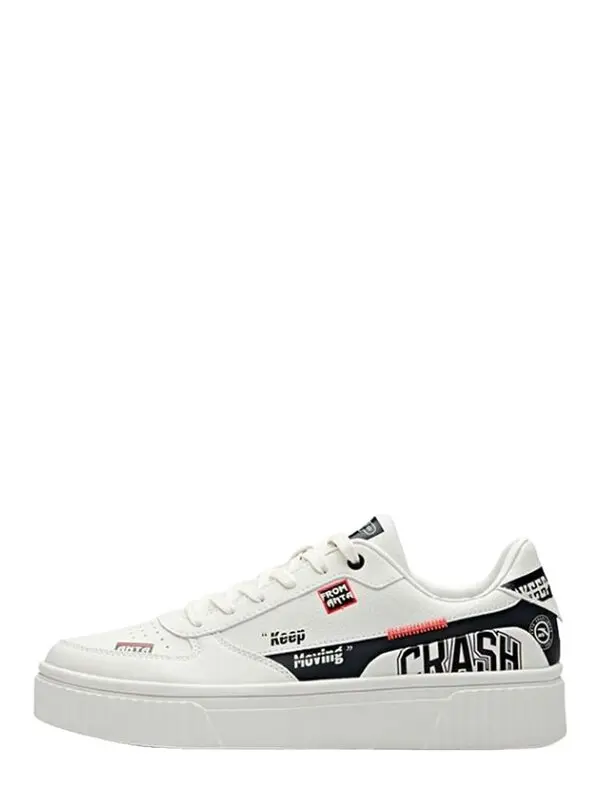 ANTA Skateboarding Series Sneakers - White/black