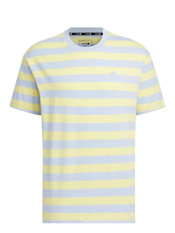 Adidas Neo Essentials T-shirts 'grey Yellow - Grey/yellow